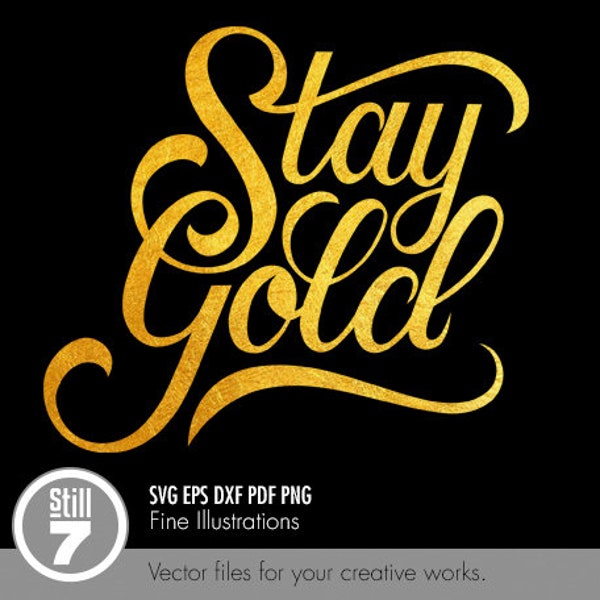 Stay Gold - Etsy