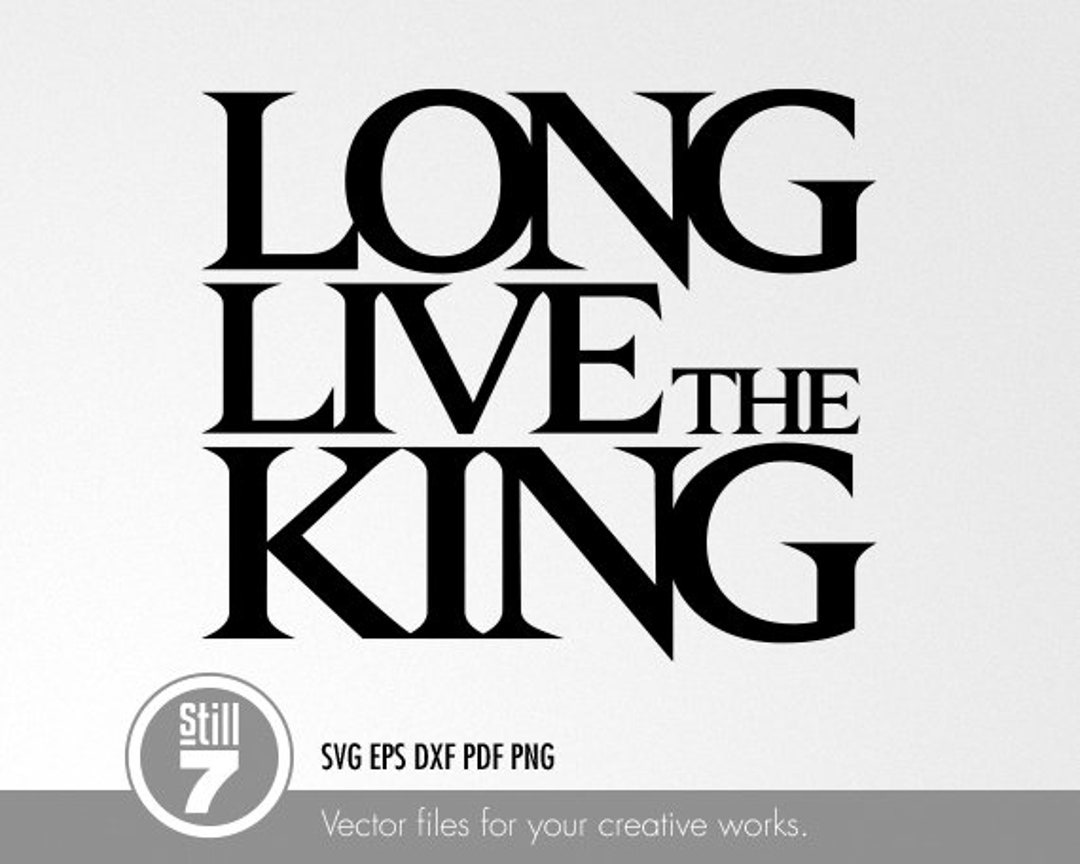 Wakanda Long Live the King Svg Cutting File Eps Dxf Pdf Png - Etsy