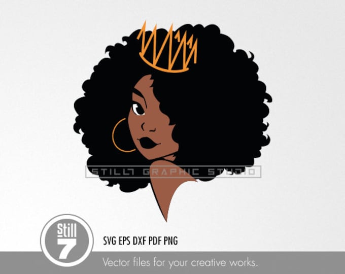 Black Woman Svg - Dreadlocks Svg - Locs Svg - African American Svg ...