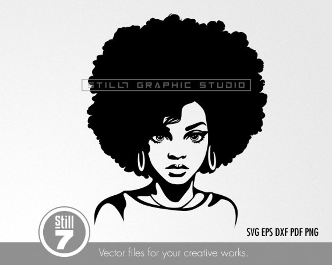 Digital File of a Glamorous African-american Woman for Your Creative ...