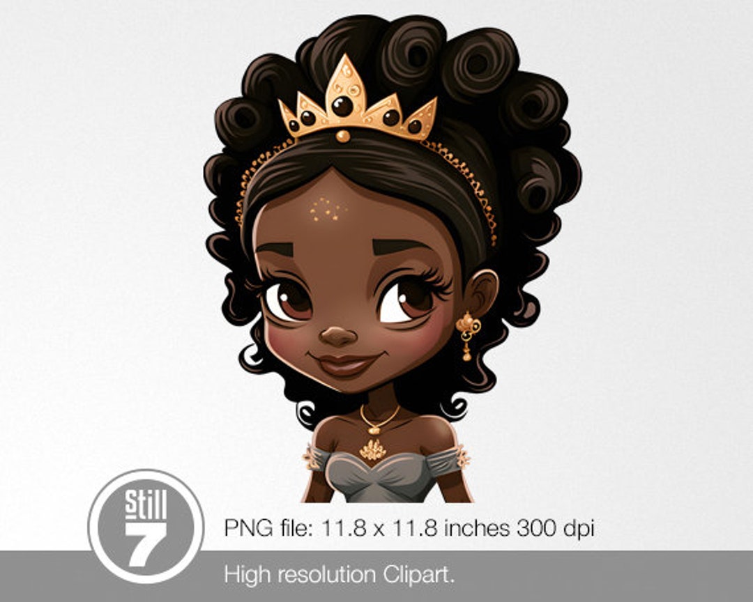 Black Princess PNG 300 Dpi HD, PNG Transparent Background, Digital File ...