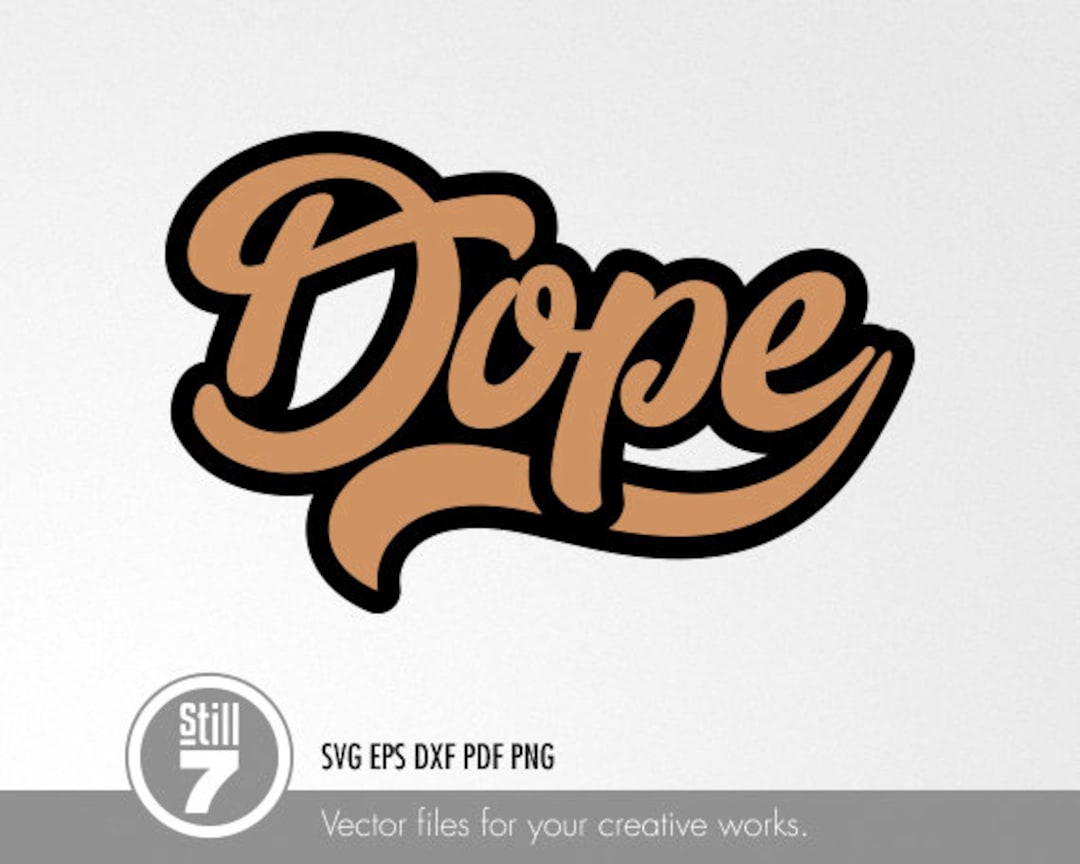 Dope Logo Svg Cutting File - Eps Dxf Pdf Png - Etsy