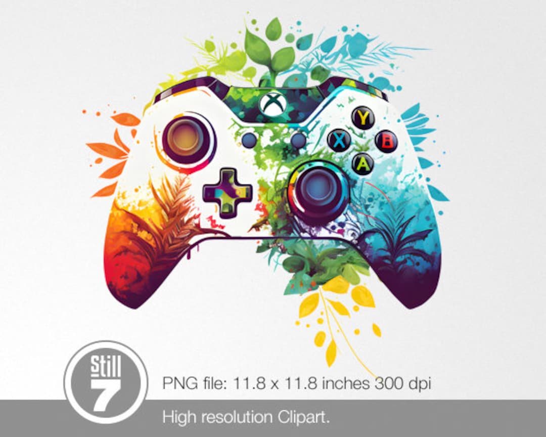 Graffiti Game Controller PNG, PNG File HD 300 Dpi Transparent ...