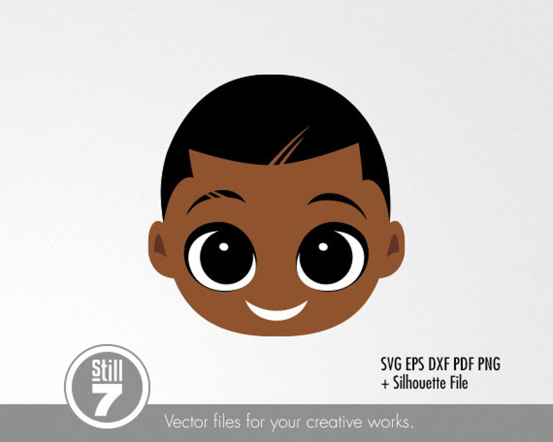 African American Boy Model 2 Black Boy Svg Svg Cutting - Etsy