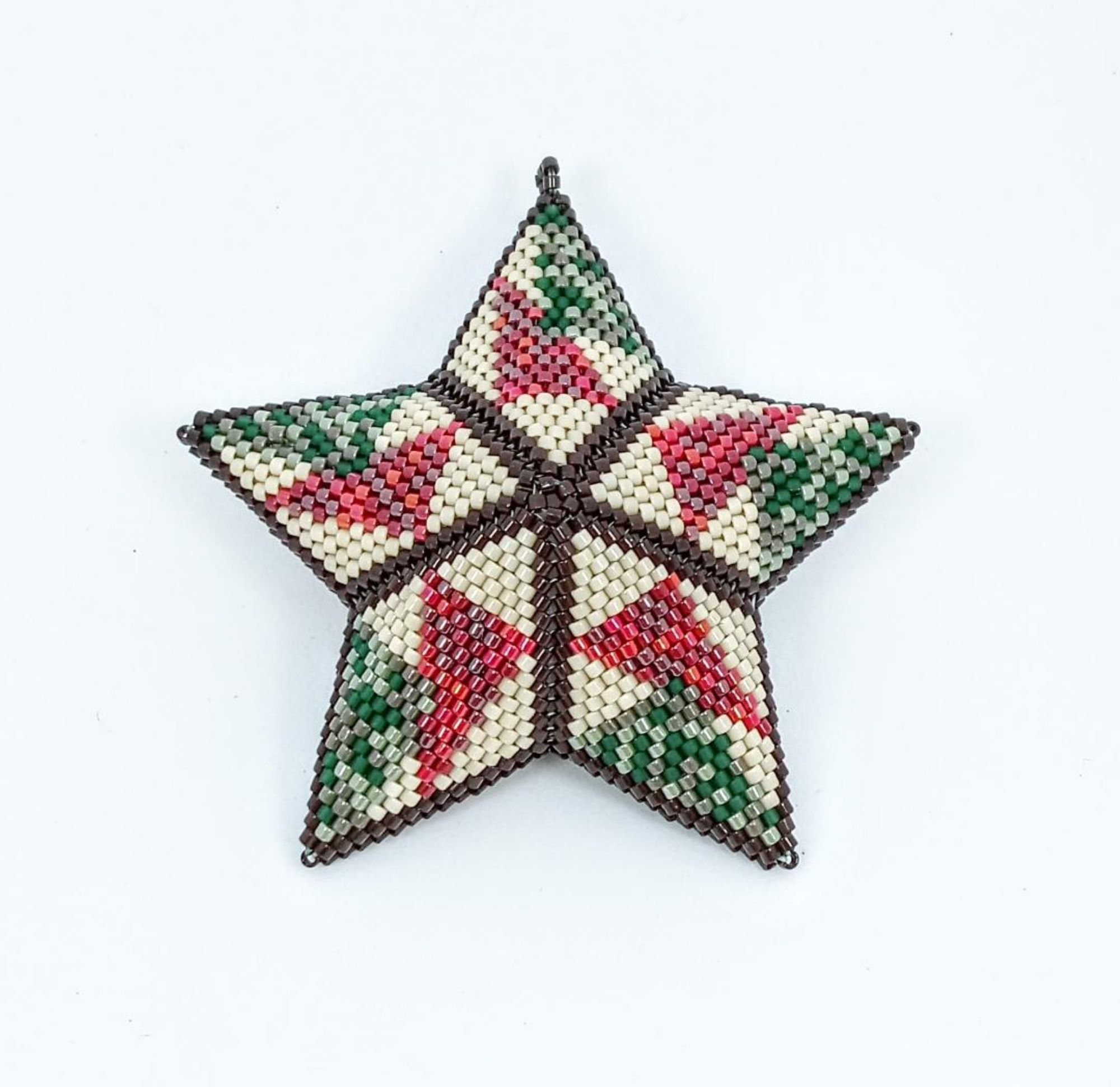 Flying Geese Quilt Star 3D Peyote Star Pattern - Etsy