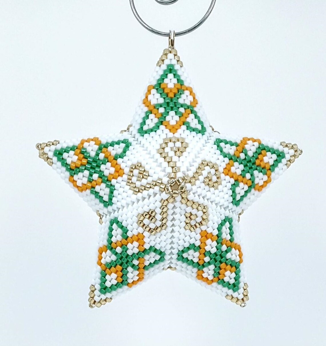 St. Patrick's Day 3D Peyote Star Pattern - Etsy