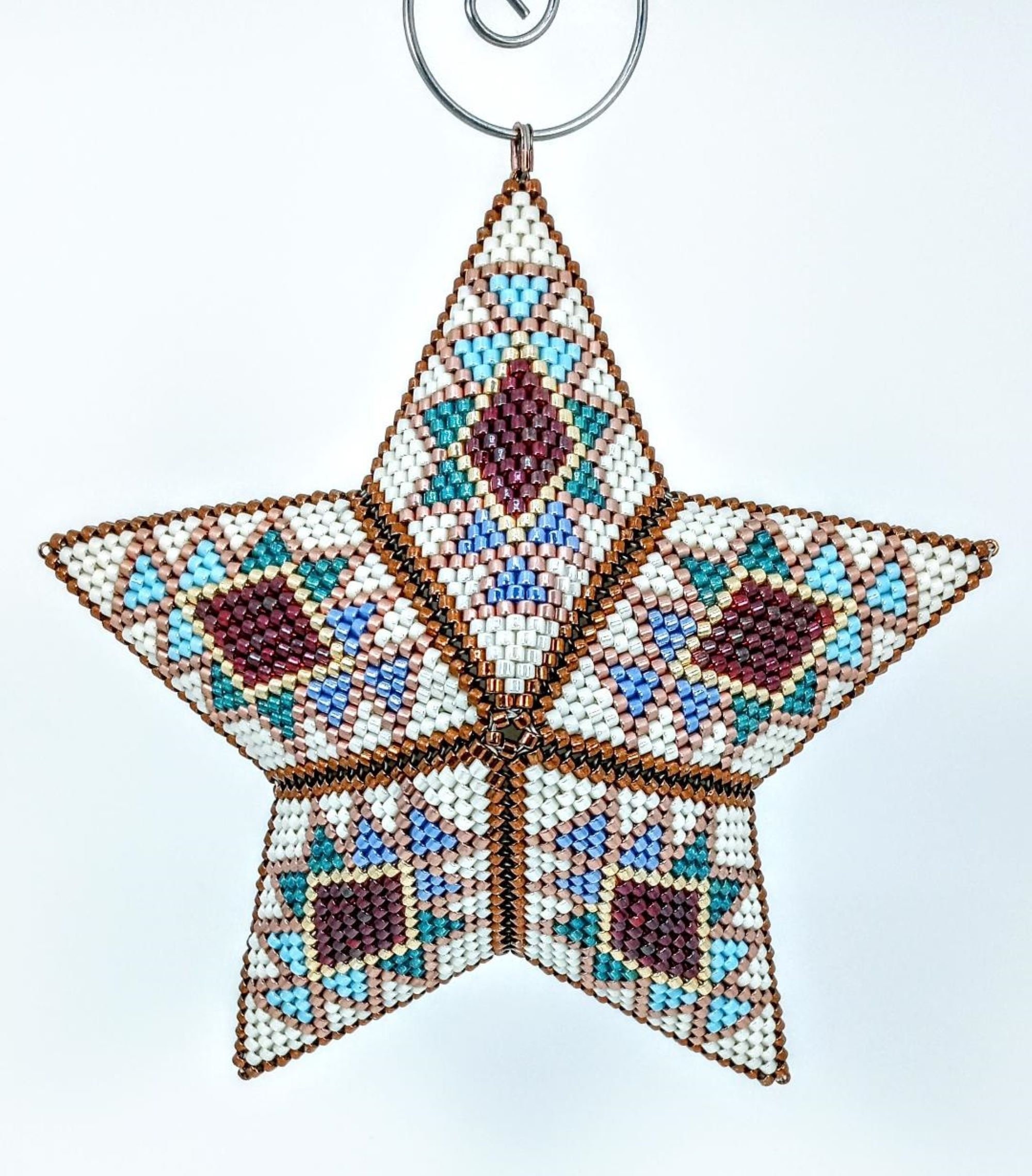 Southwestern 3D Peyote Star Pattern - Etsy