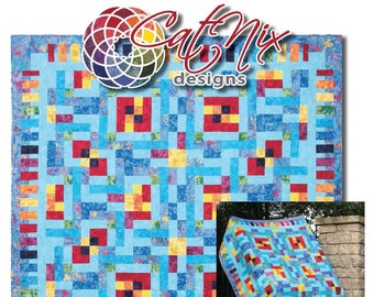 9-patch Square Dance Quilt Pattern PDF QLD215 - Etsy