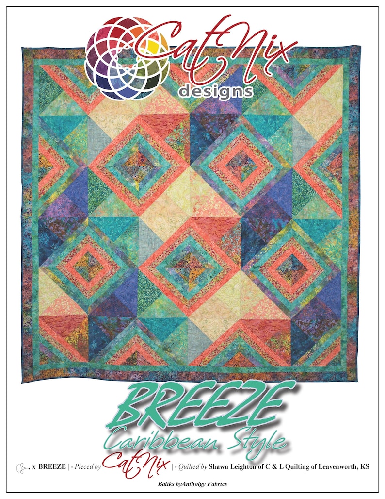 BREEZE Quilt Pattern - Etsy