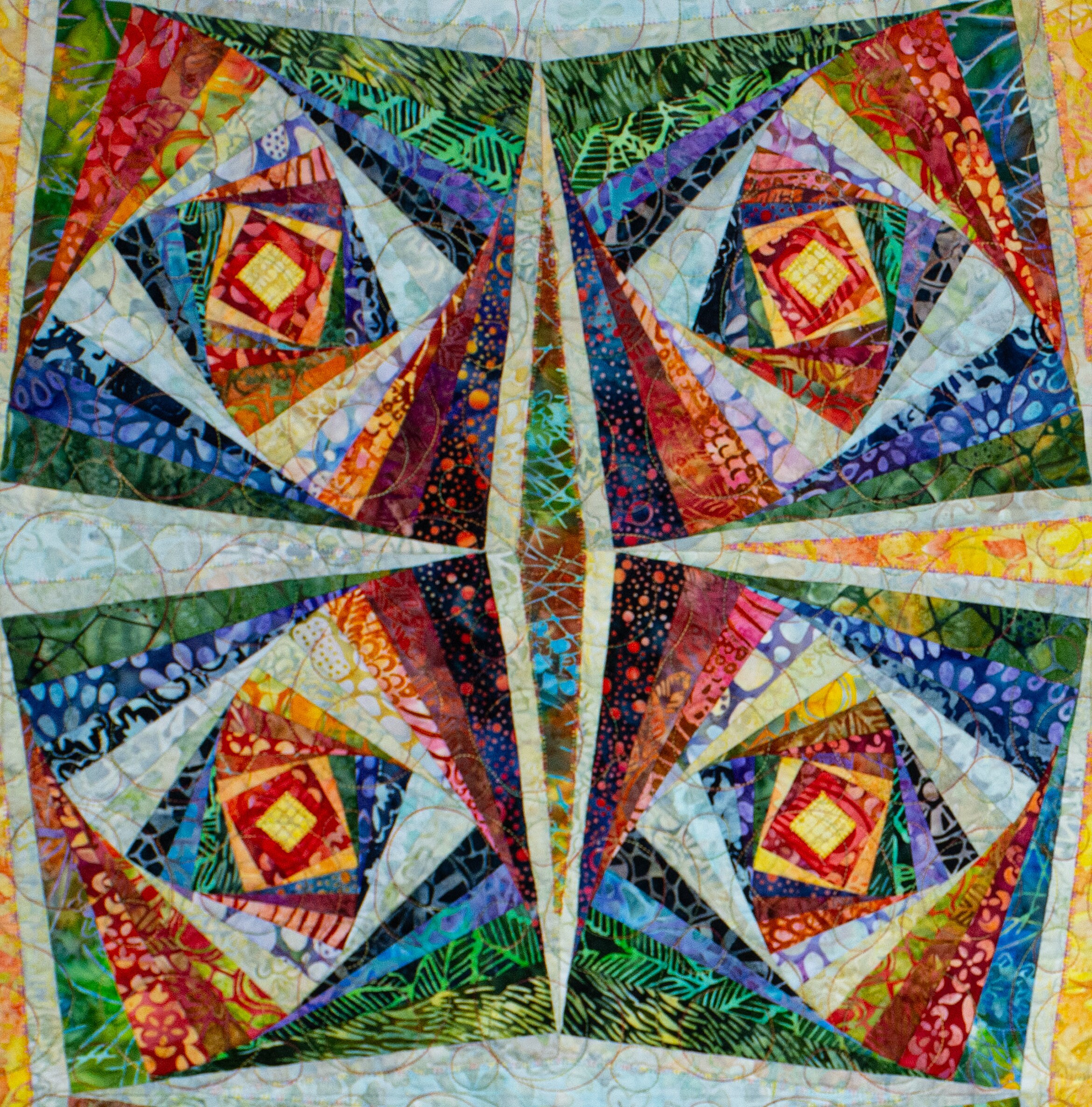 Cosmos - Bed Size Quilt - 76" X 76" - Etsy