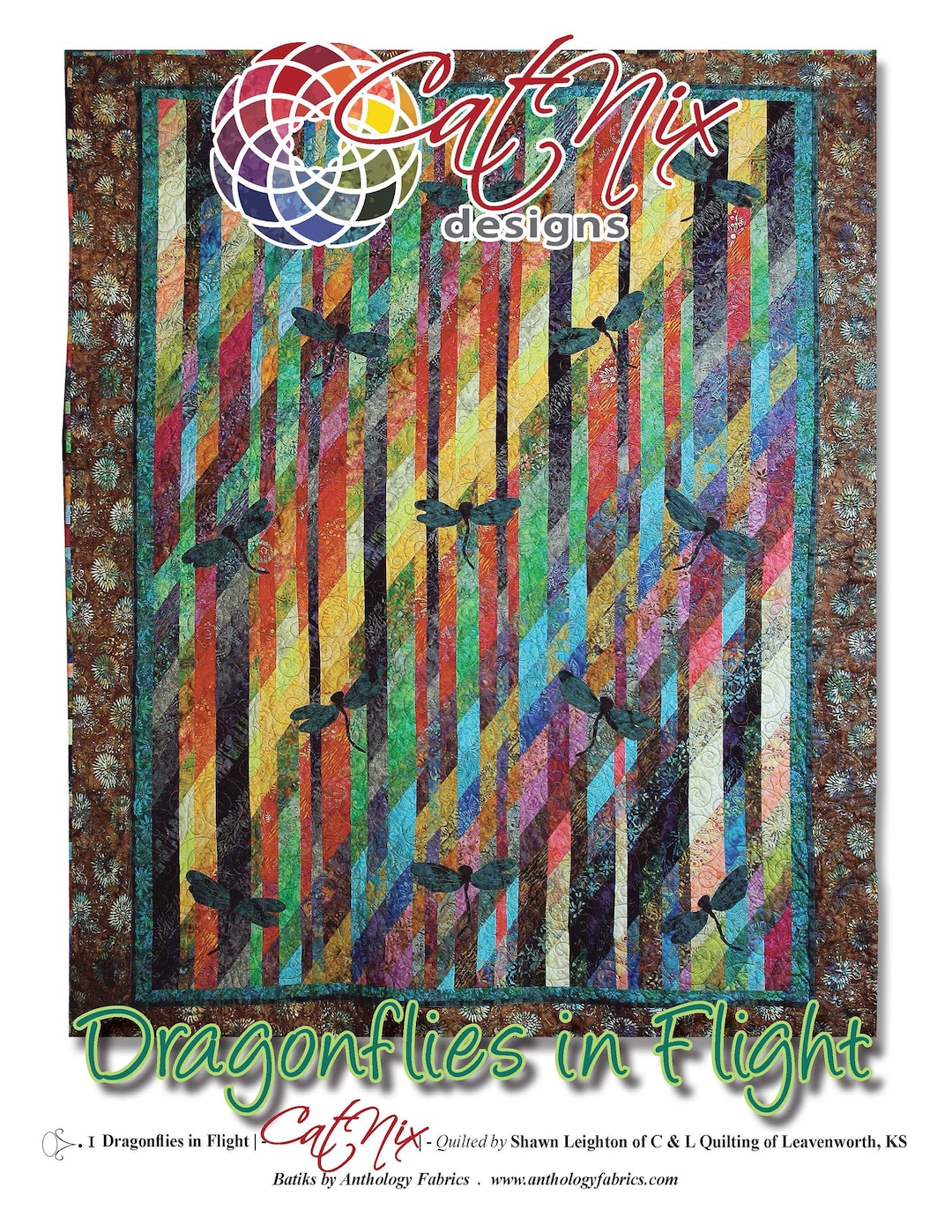 DRAGONFLIES in FLIGHT Quilt Pattern - Etsy