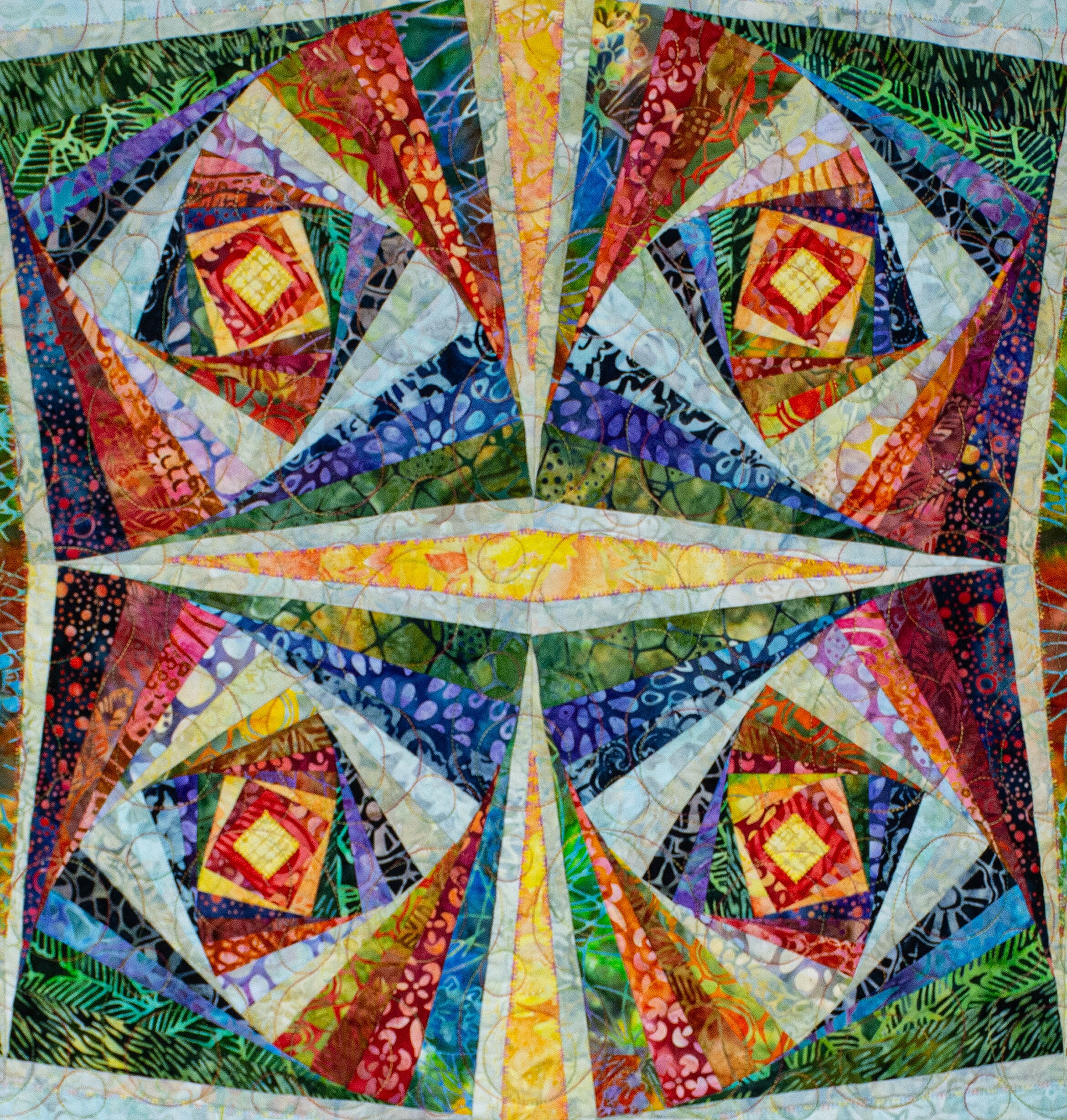 Cosmos - Bed Size Quilt - 76" X 76" - Etsy
