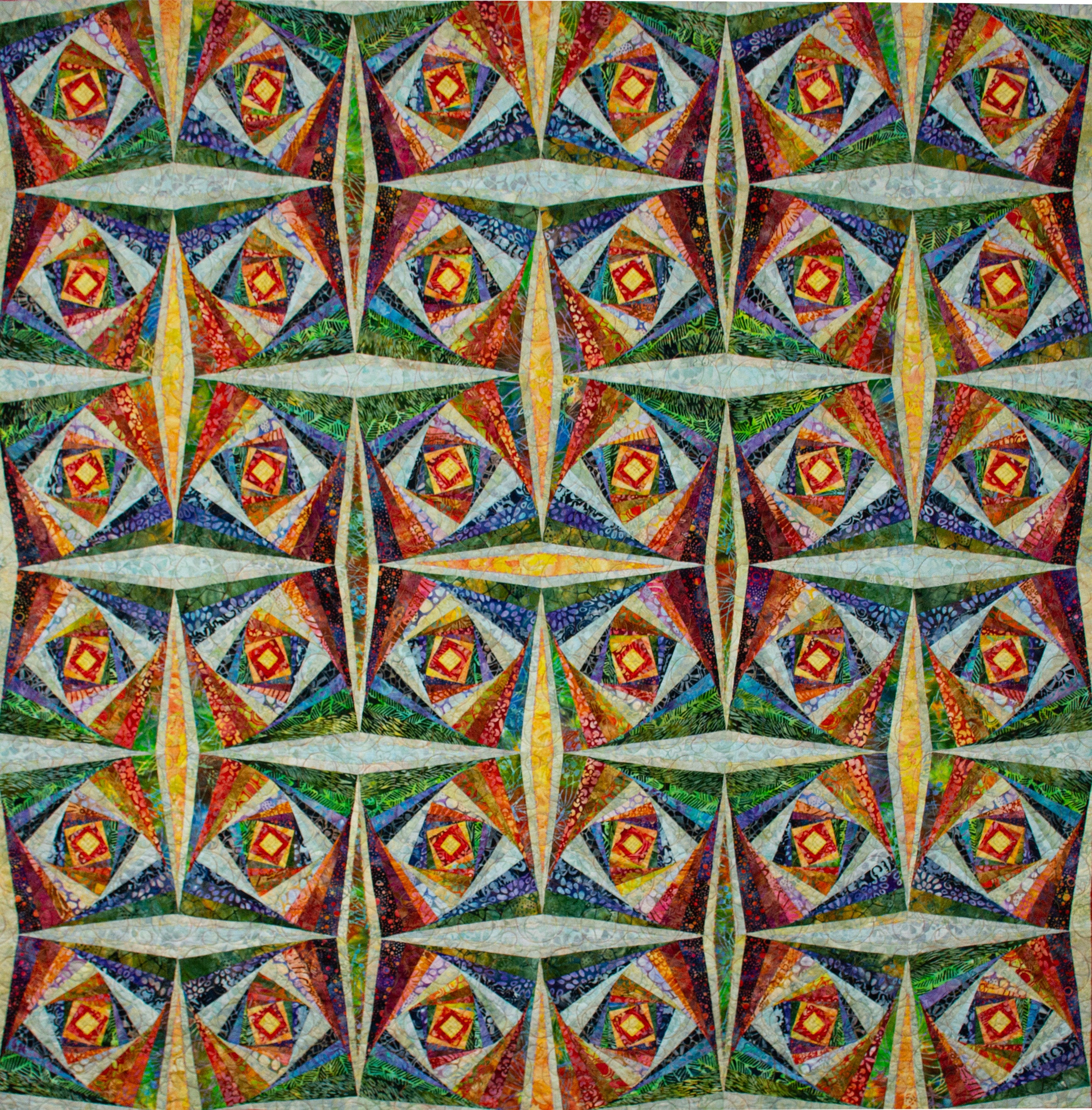 Cosmos - Bed Size Quilt - 76" X 76" - Etsy