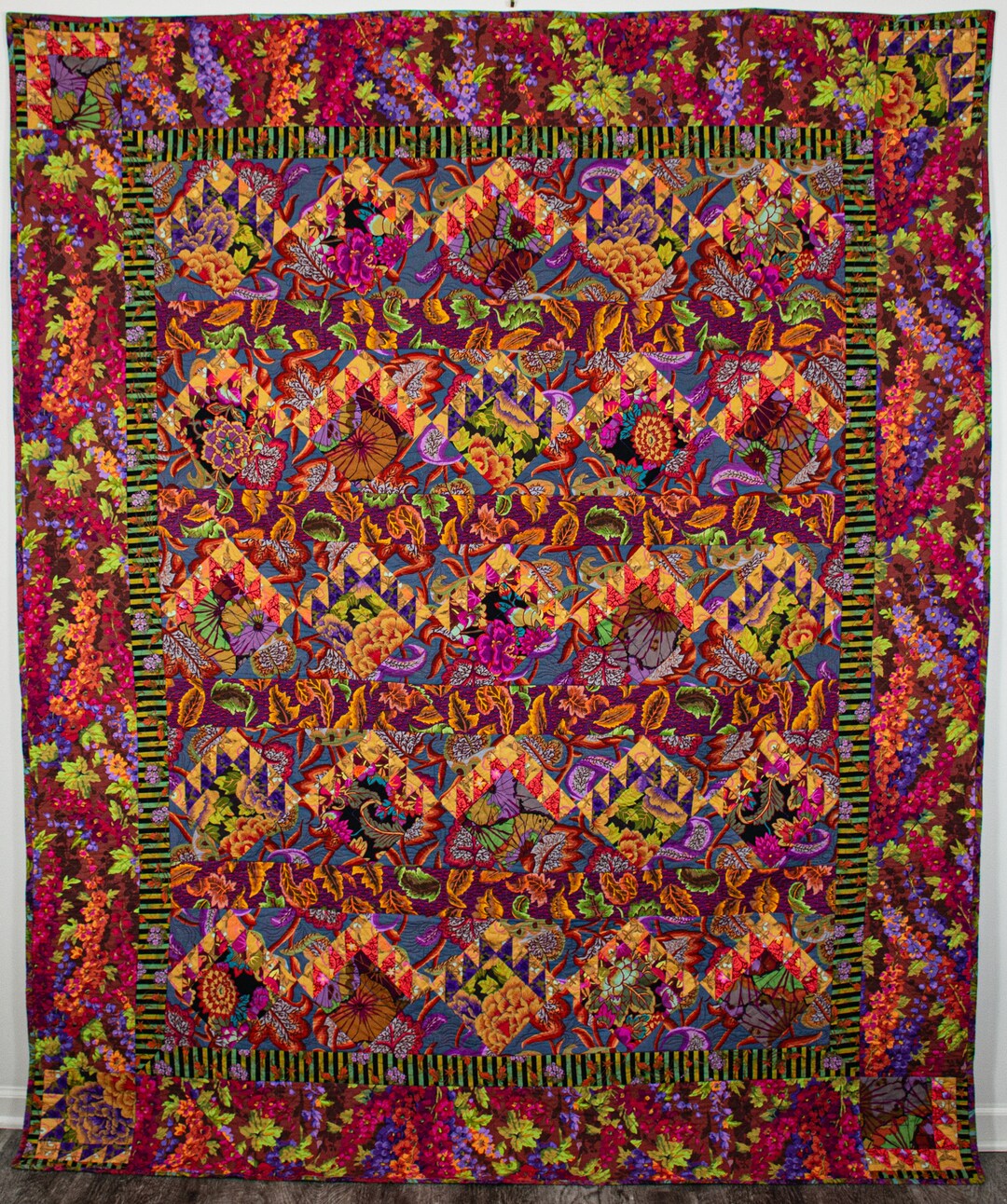 Aria - Bed Size Quilt - 76" X 93" - Etsy