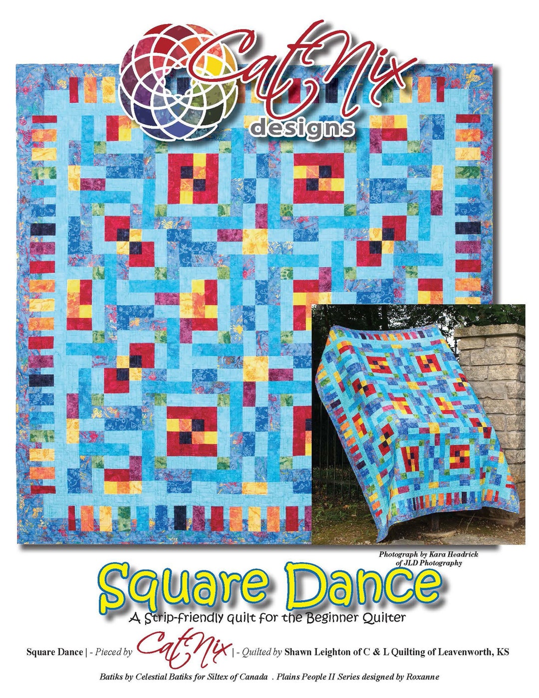 Square Dance Quilt Pattern - Etsy