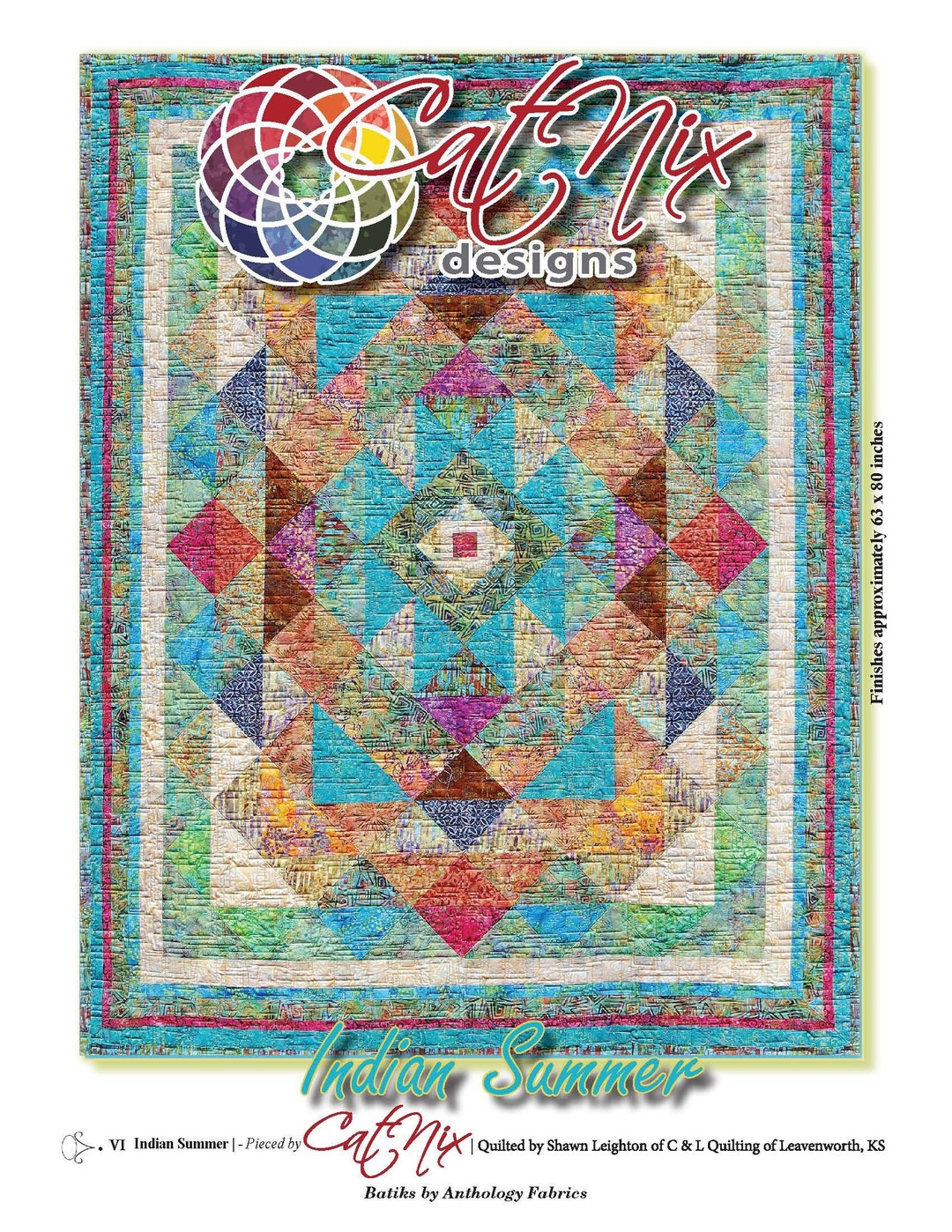 Indian Summer Quilt Pattern - Etsy