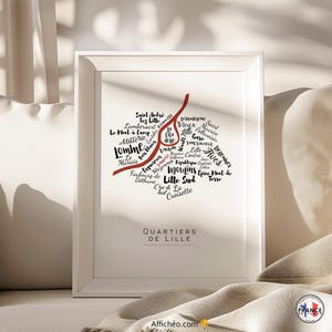 Custom Lille Poster, Gift Idea for Expatriate - Etsy