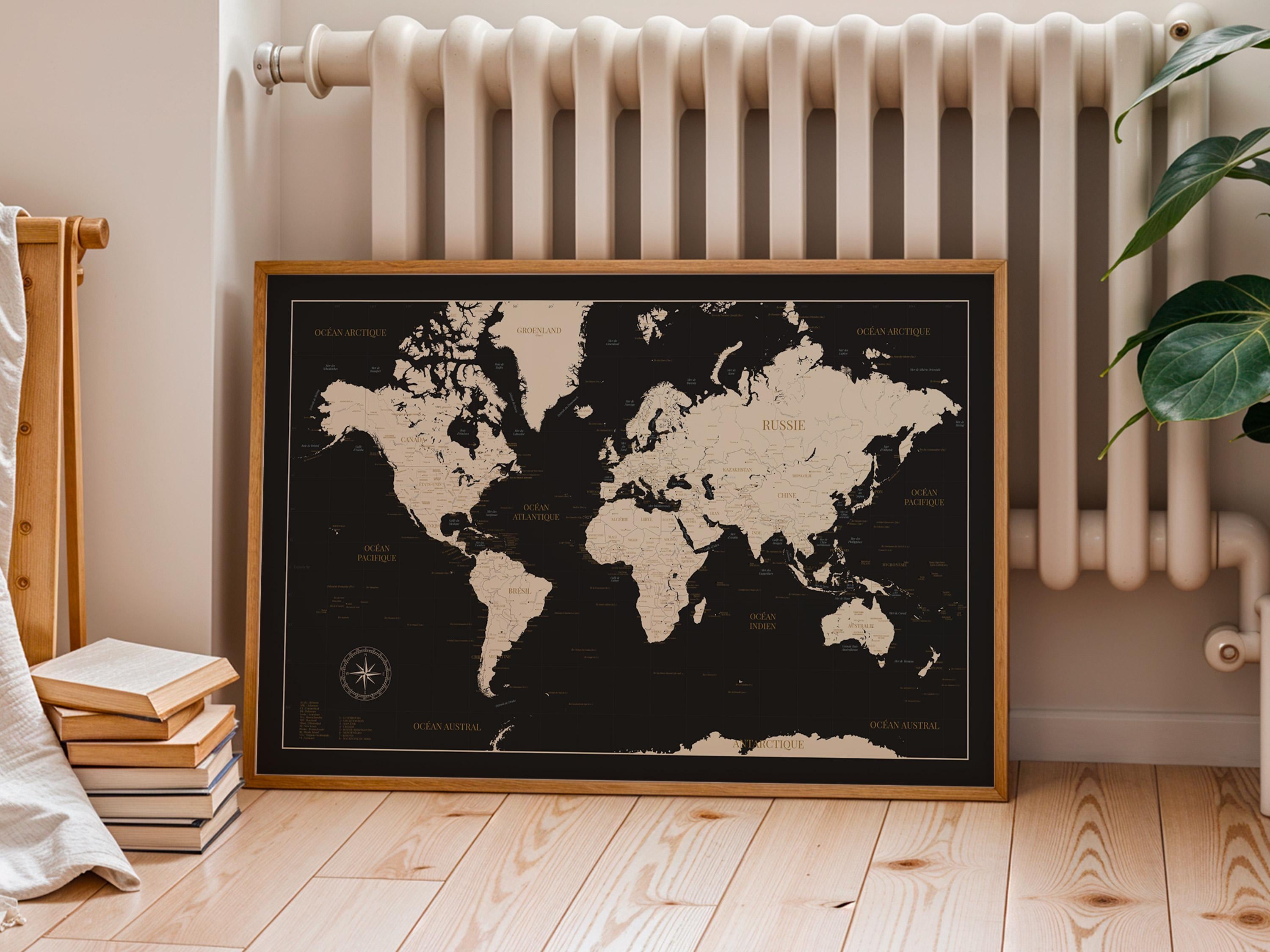 Large World Map – Detailed World Map With Countries and Capitals in ...