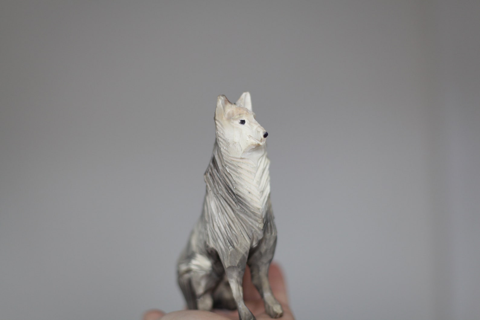 Wooden Wolf Carved Wolf Vintage Hand Carved Sculpture Wooden - Etsy