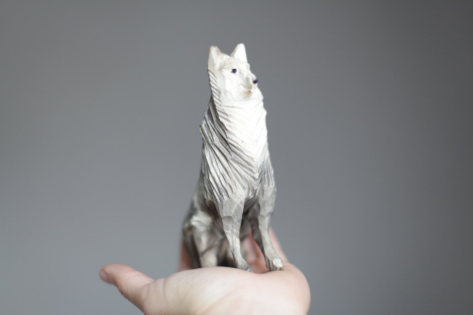 Wooden Wolf Carved Wolf Vintage Hand Carved Sculpture Wooden - Etsy