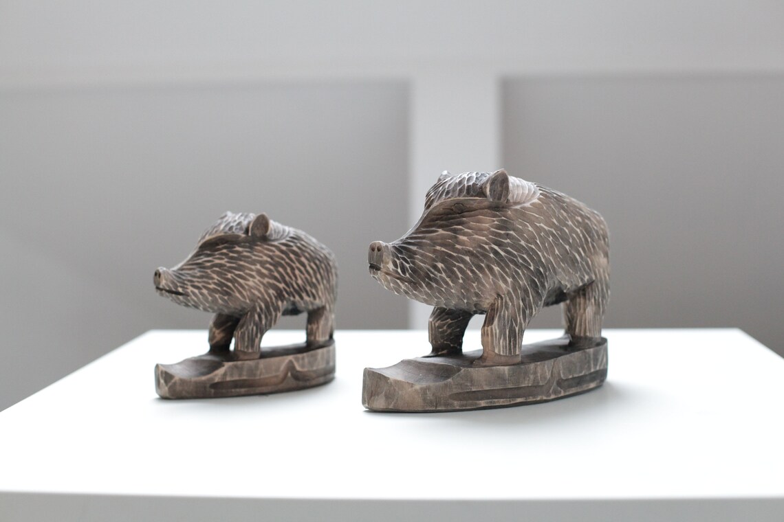 Wood Craft Wooden Carving Statue Figurines Sculpture Wood | Etsy