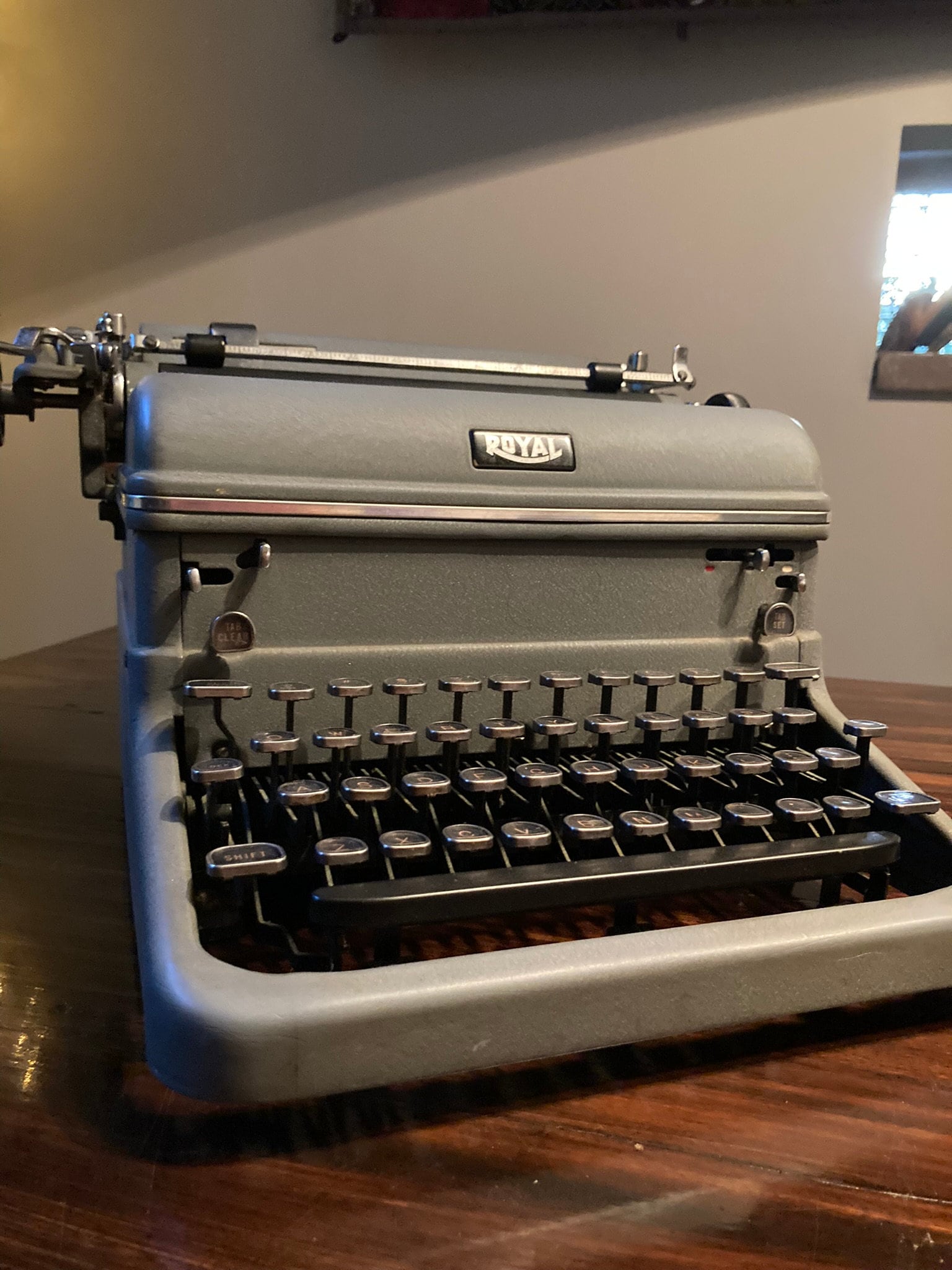 Gray Royal Typewriter - Etsy