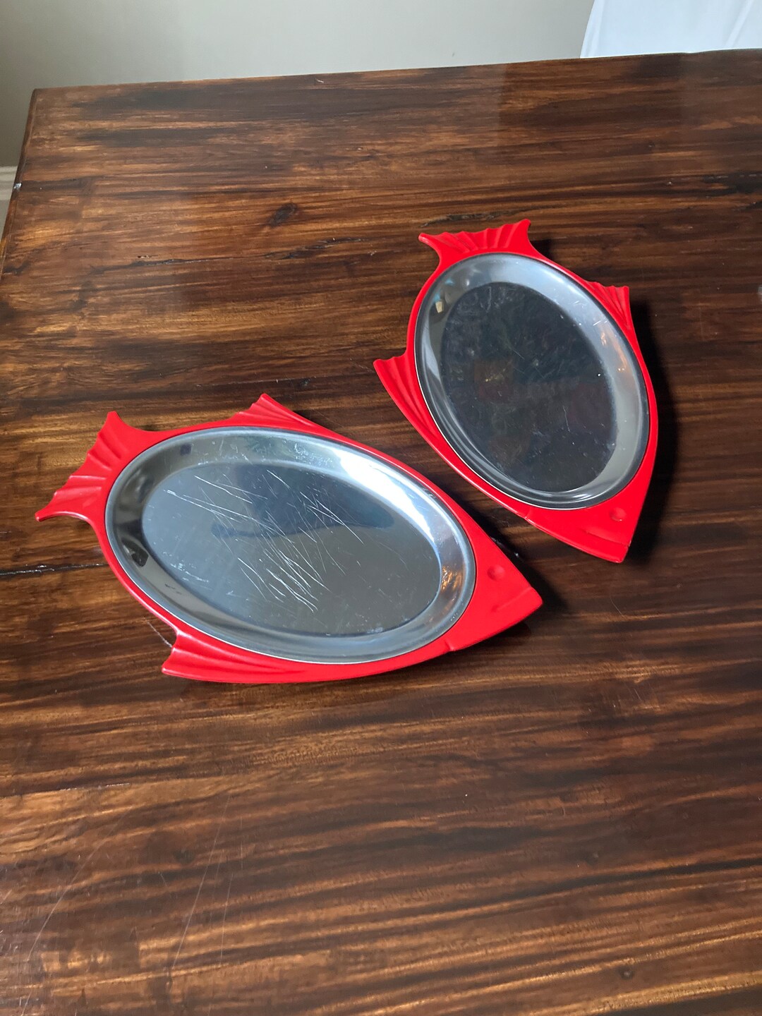 Vintage Thermo-plate Fish Platters - Etsy
