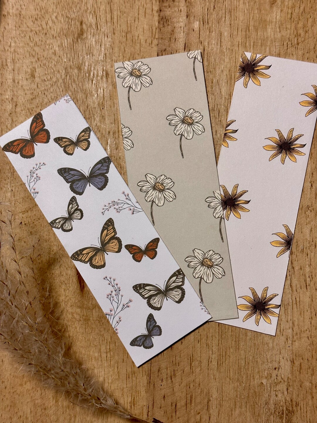 Vintage Spring Bookmark Collection | Butterfly and Floral Bookmarks - Etsy
