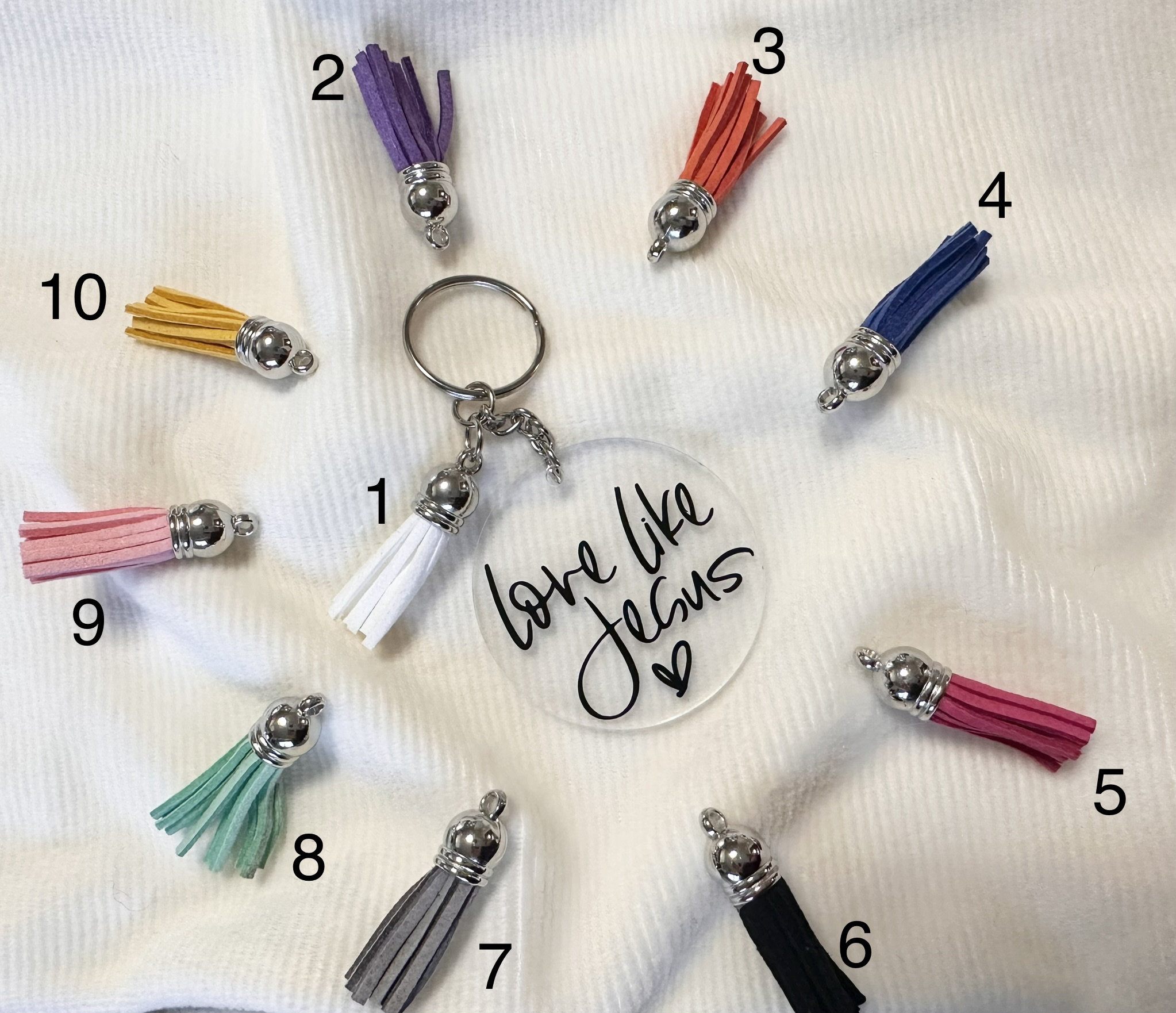 Clear Acrylic Keychains | Jesus Keychain | Acrylic Vinyl Keychain - Etsy