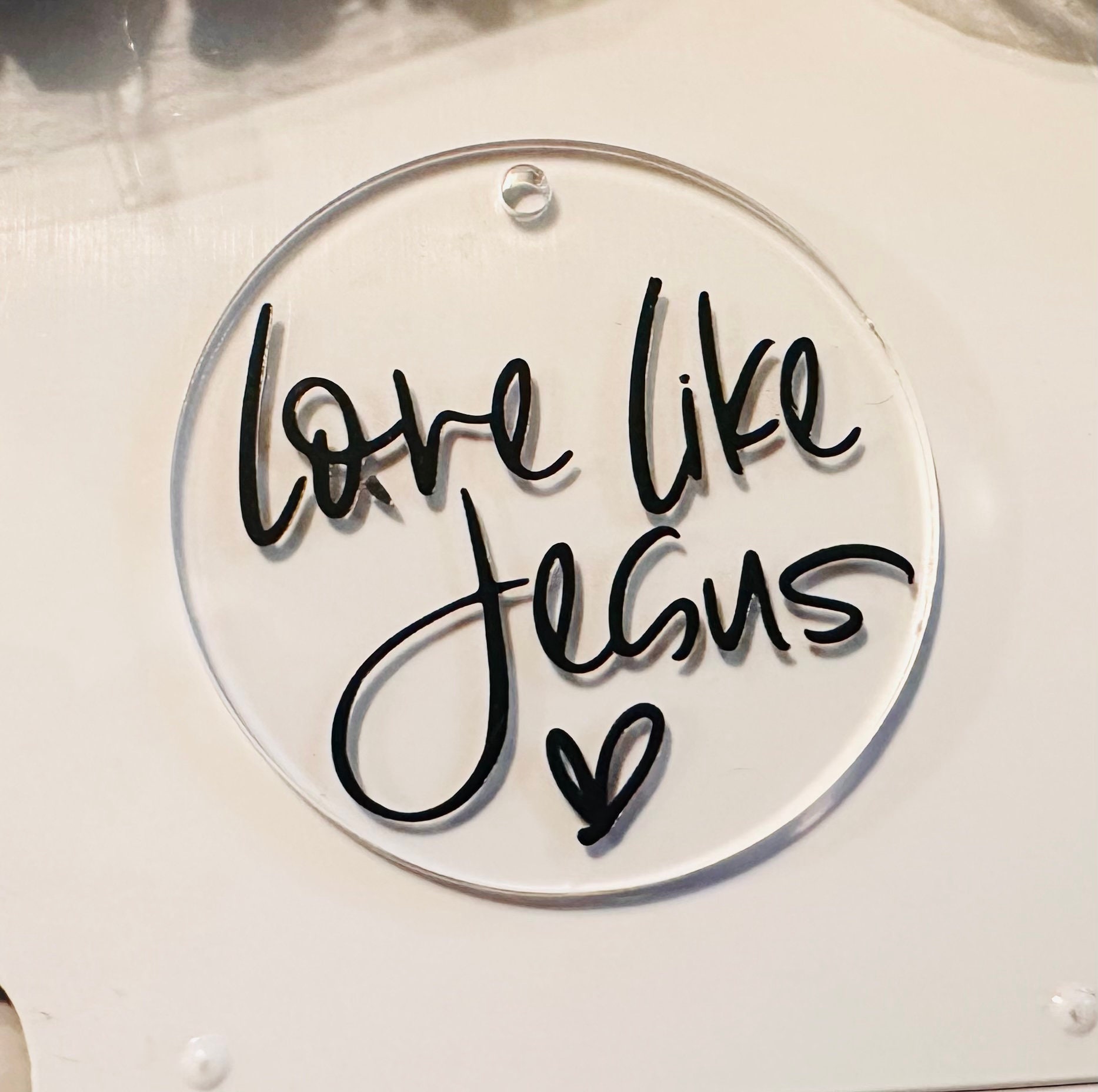 Clear Acrylic Keychains | Jesus Keychain | Acrylic Vinyl Keychain - Etsy