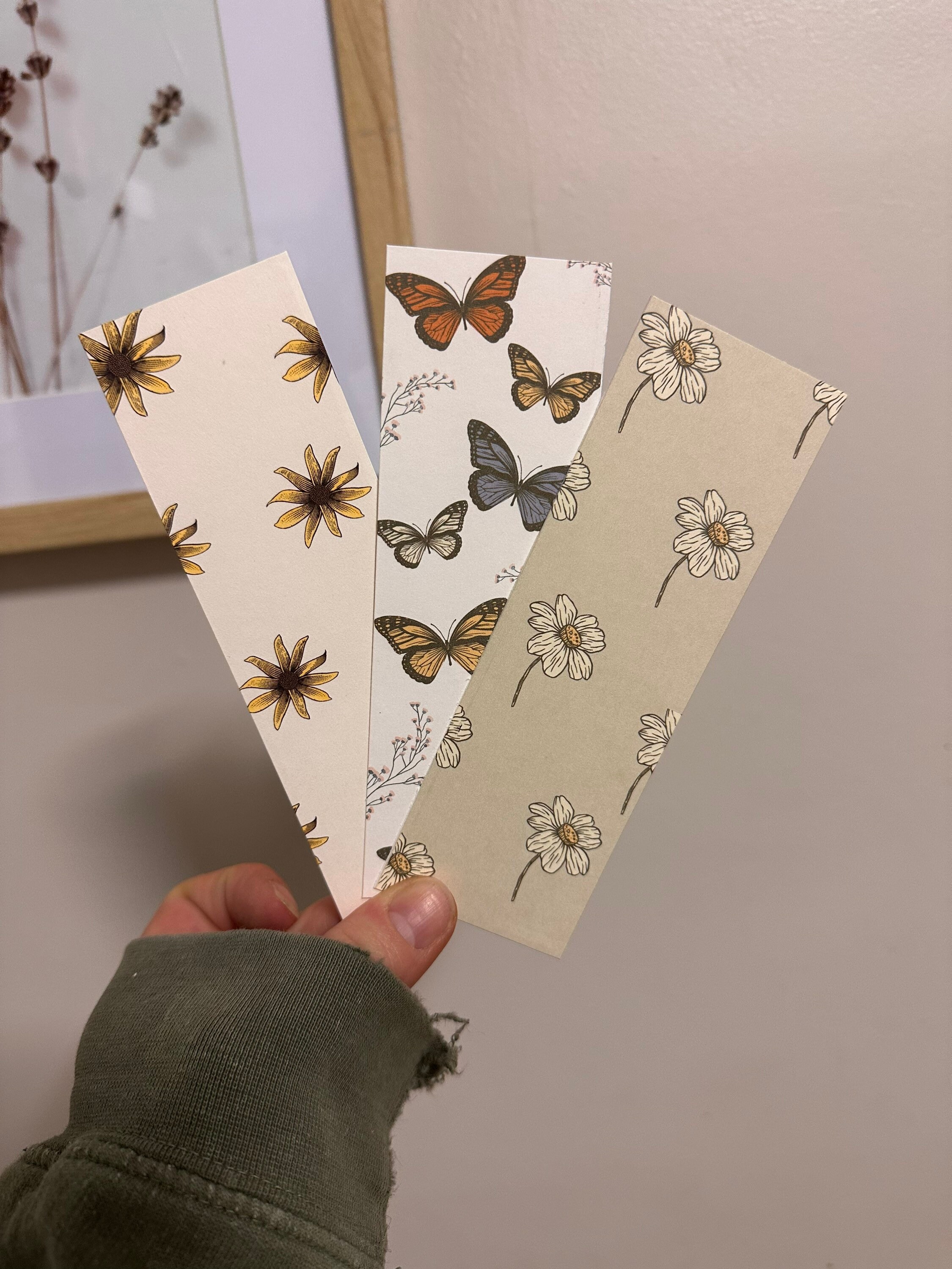 Vintage Spring Bookmark Collection | Butterfly and Floral Bookmarks - Etsy