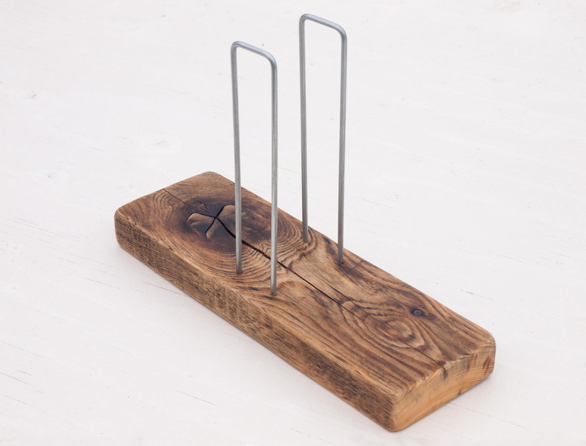 Letter Rack Post Organiser Envelope Stand With Rustic Wood - Etsy Ireland