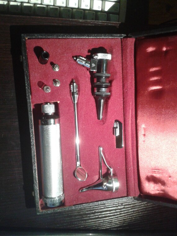 Heine Germany Ophthalmoscope and Otoscope Diagnostic Set Ears | Etsy
