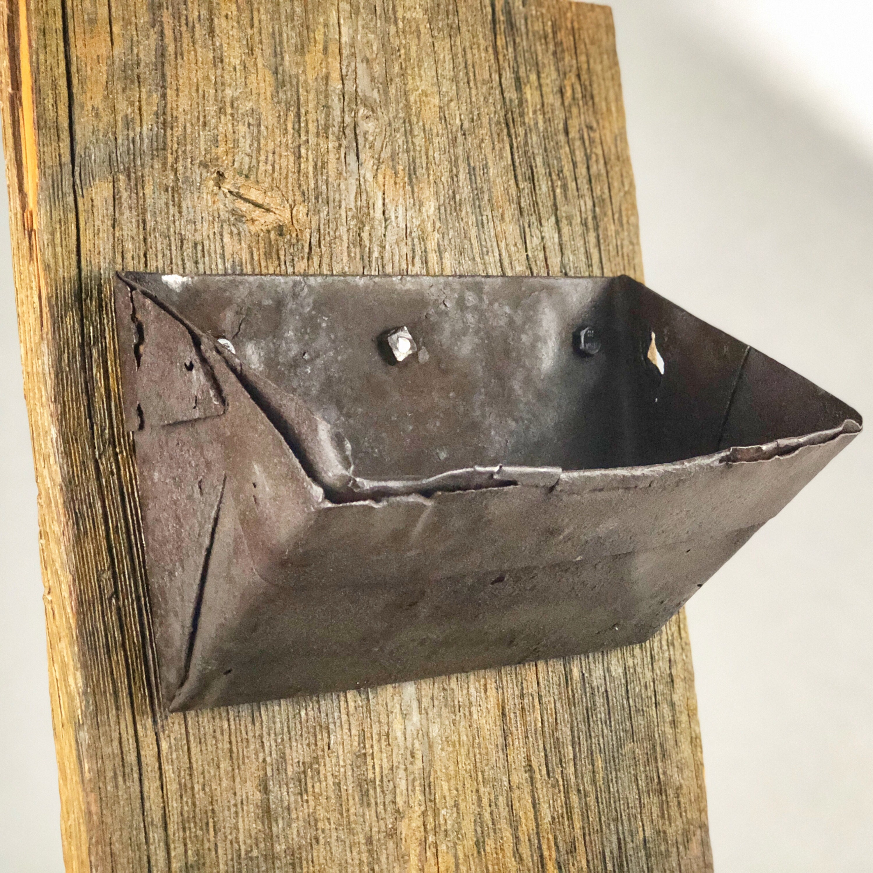 Farmhouse Wall Decor Rustic Reclaimed Barnwood Mail Organizer Vintage ...