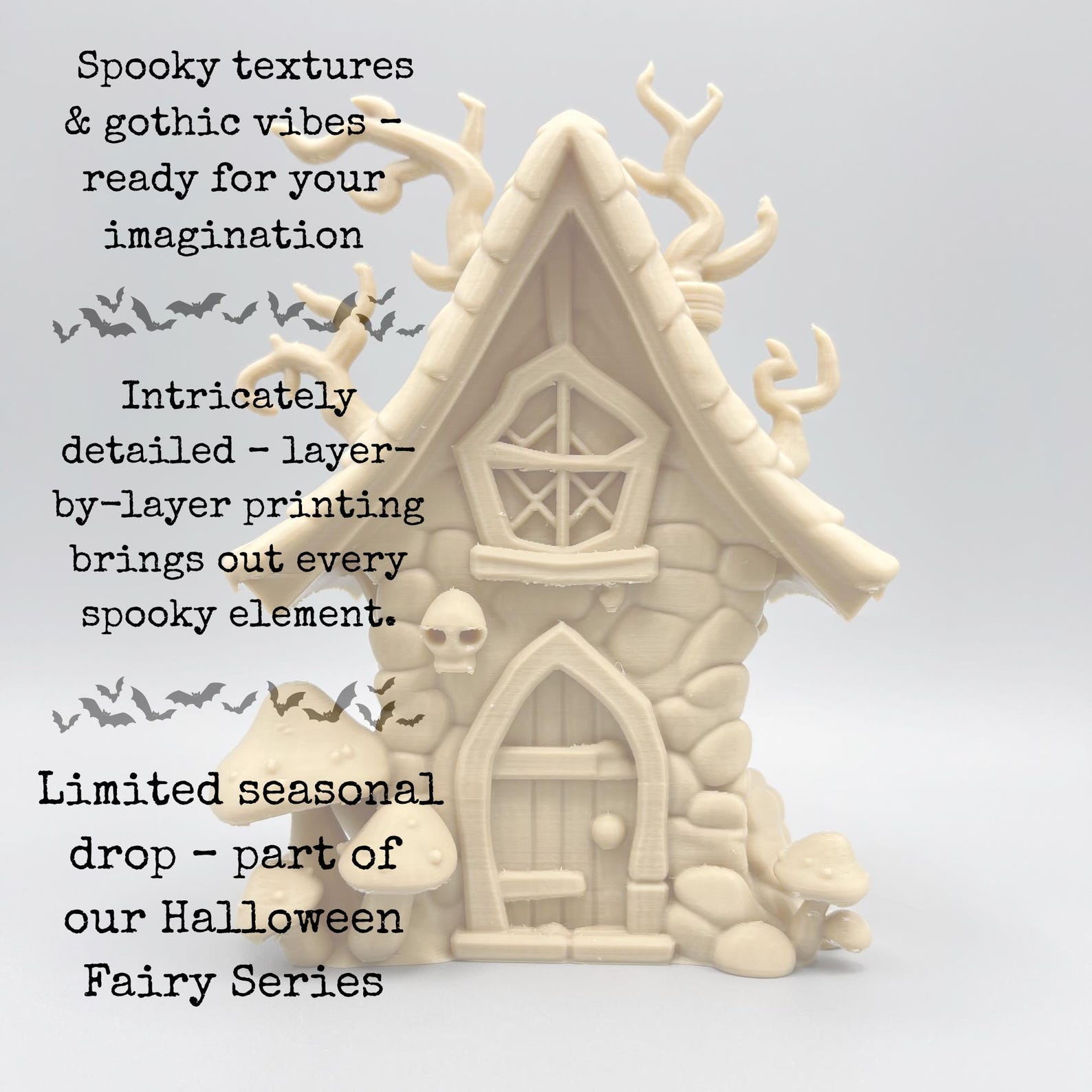 DIY 3D Printed Haunted Fairy House: Witch Wood Cottage PLA Craft Kit - Etsy