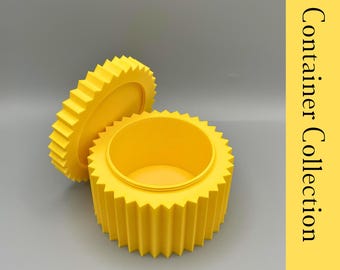 3D Printed Storage Container: Modern Minimalist Desk Organizer, Custom ...