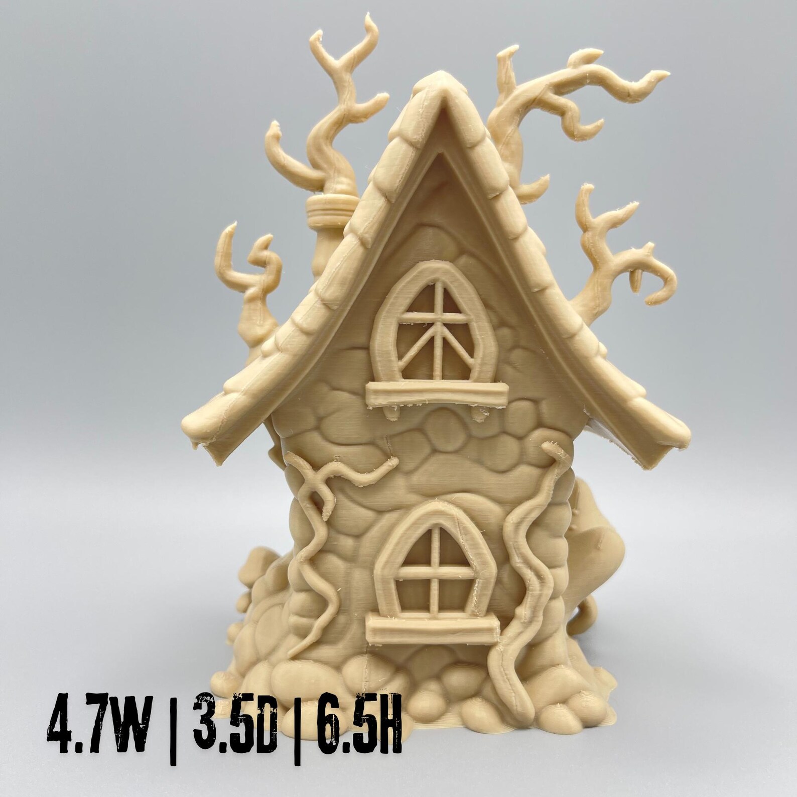 DIY 3D Printed Haunted Fairy House: Witch Wood Cottage PLA Craft Kit - Etsy