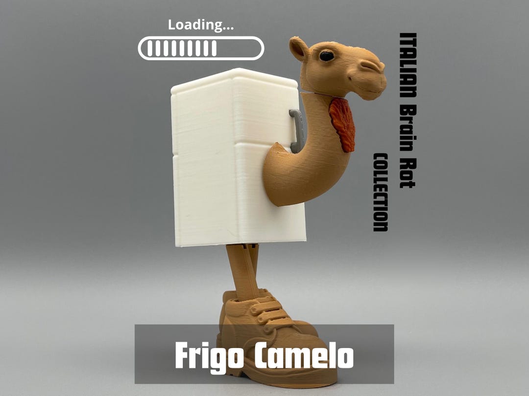 Frigo Camelo Meme Figurine: 5.5" Articulated PLA Collectible - Etsy