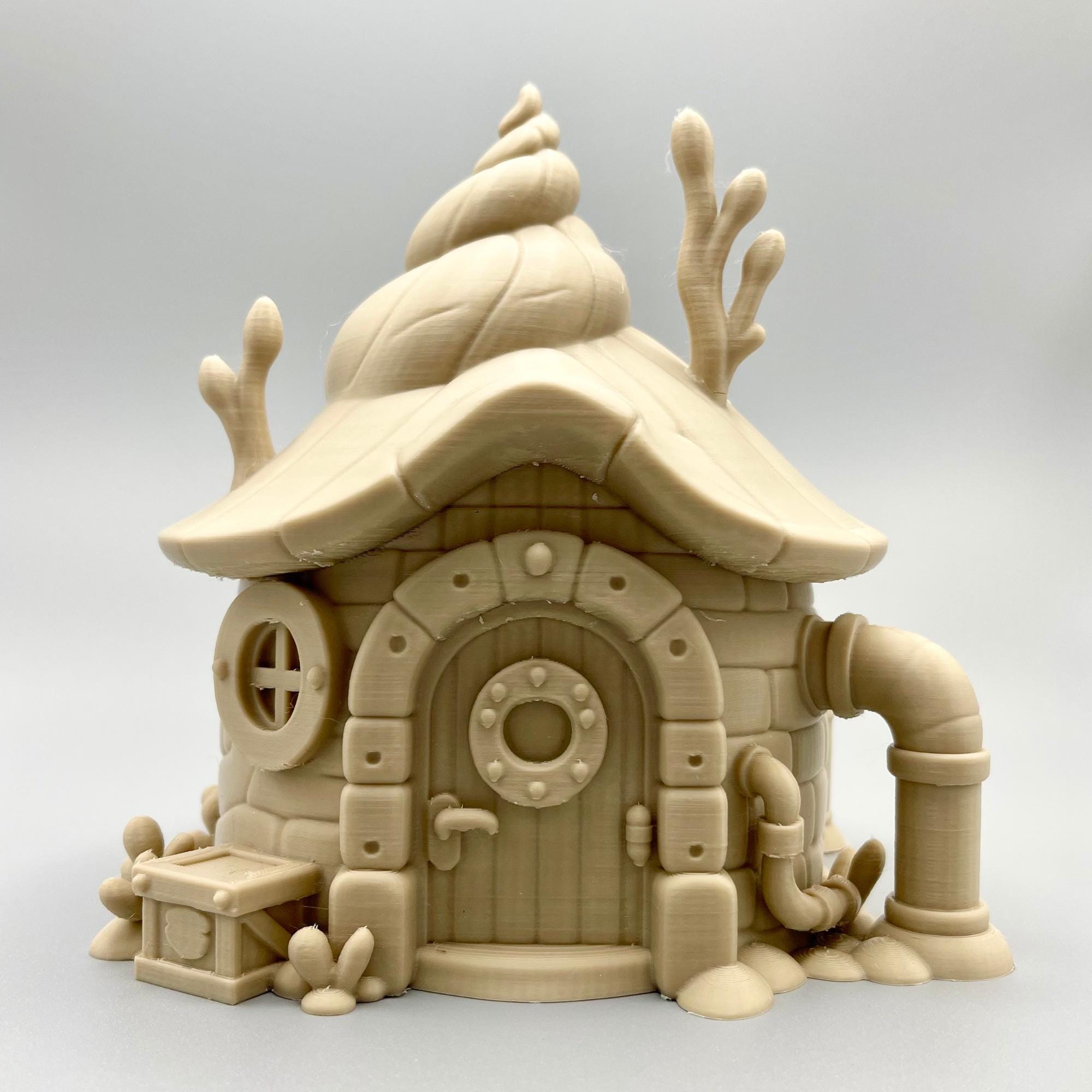 DIY Seashell Fairy House: 3D Printed Coastal Decor - Paintable Craft ...