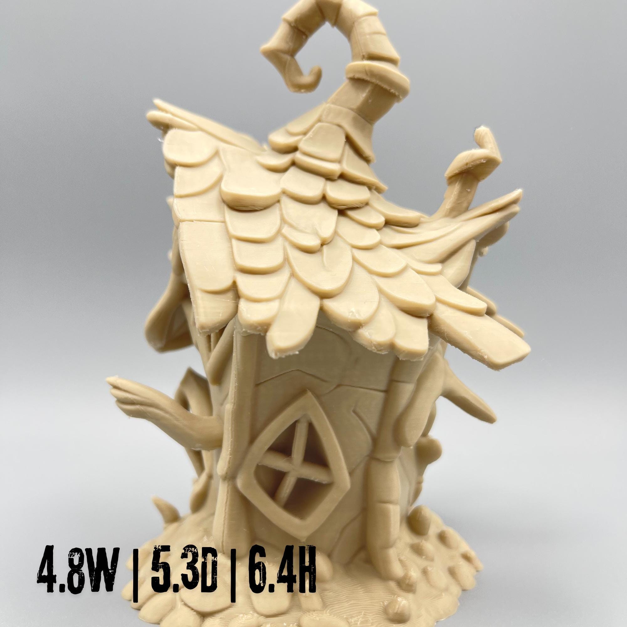 DIY Haunted Fairy House: 3D Printed Spooky Cottage PLA Craft Kit - Etsy