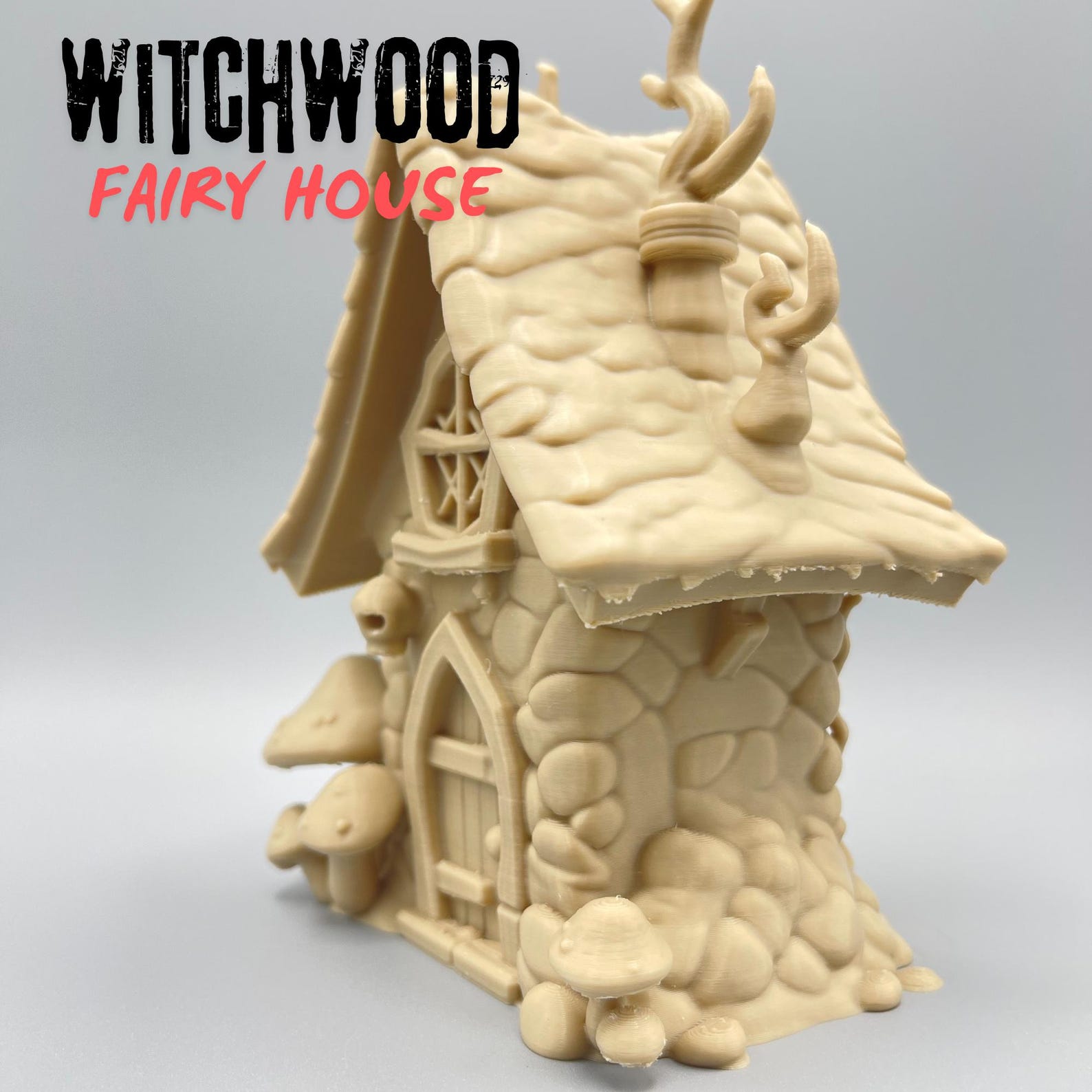 DIY 3D Printed Haunted Fairy House: Witch Wood Cottage PLA Craft Kit - Etsy