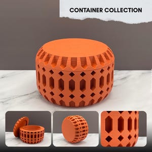 3D Printed PLA Storage Container: Modern Minimalist Desk Organizer - Etsy