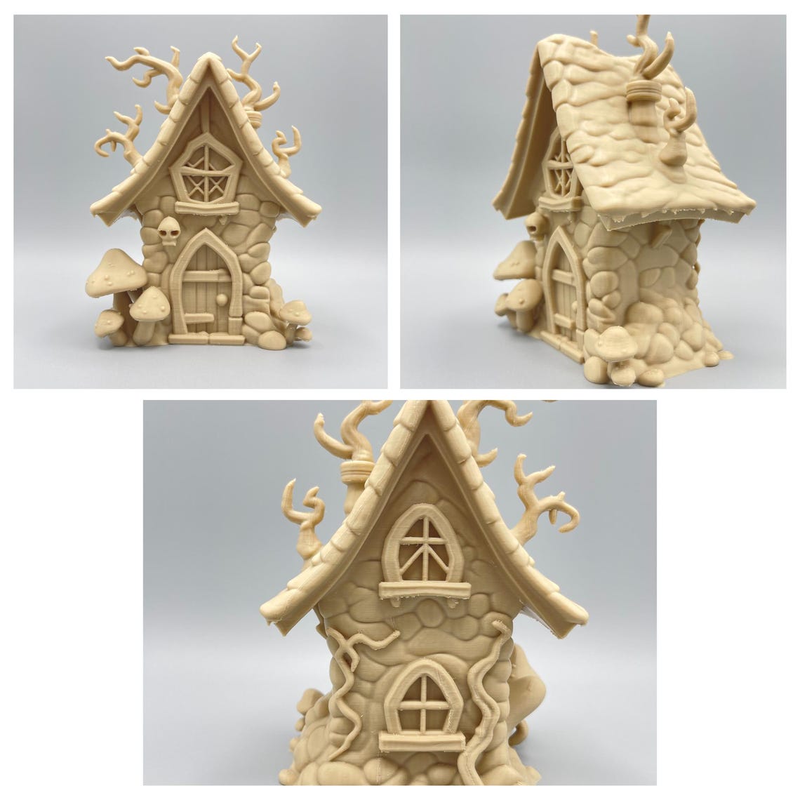 DIY 3D Printed Haunted Fairy House: Witch Wood Cottage PLA Craft Kit - Etsy