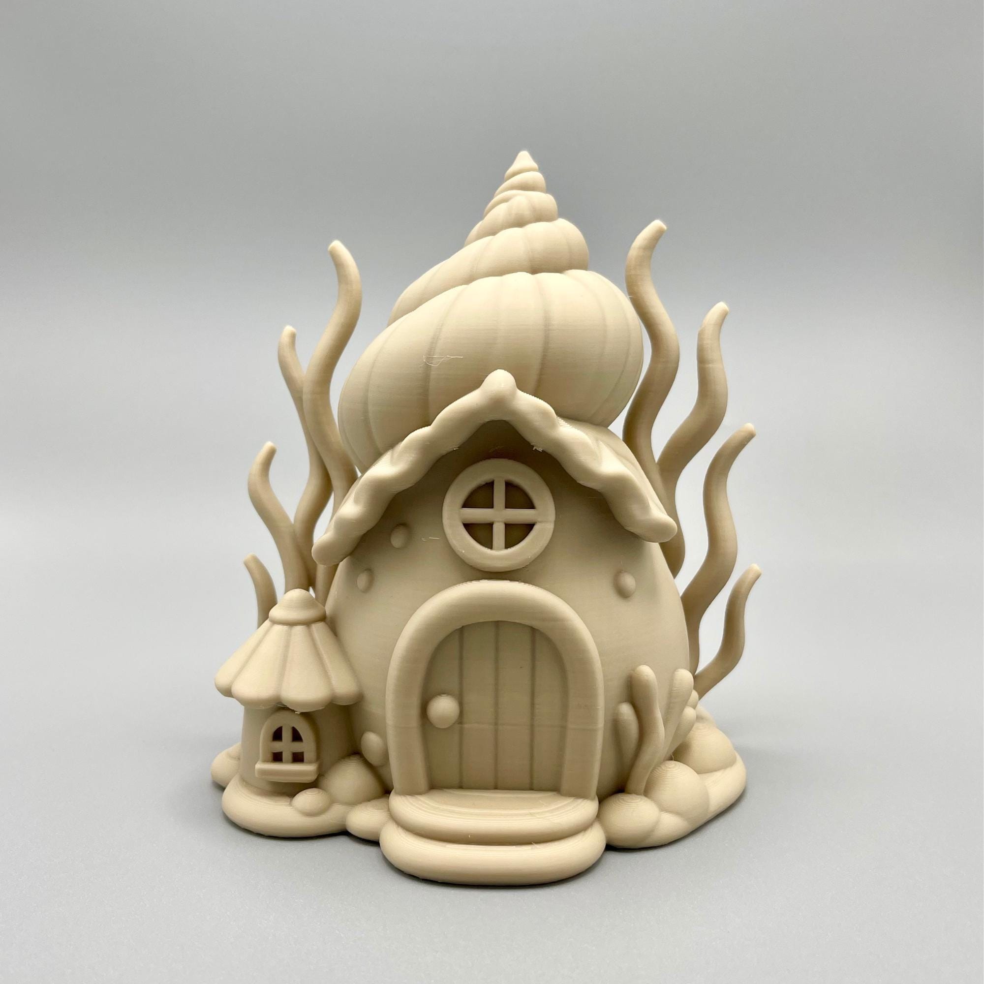 DIY Seashell Fairy House: 3D Printed Coastal Decor - Paintable Craft ...