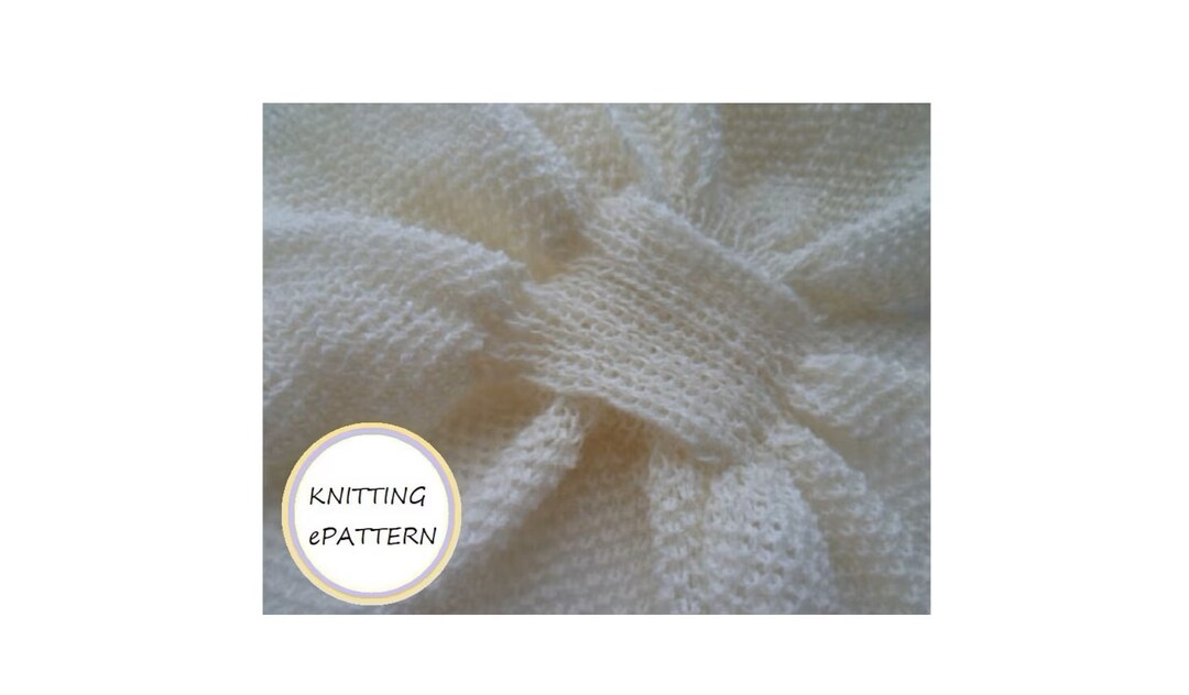KNITTING PATTERN 1940s-style Scarf in 2-ply Wool / Moss Stitch .pdf ...