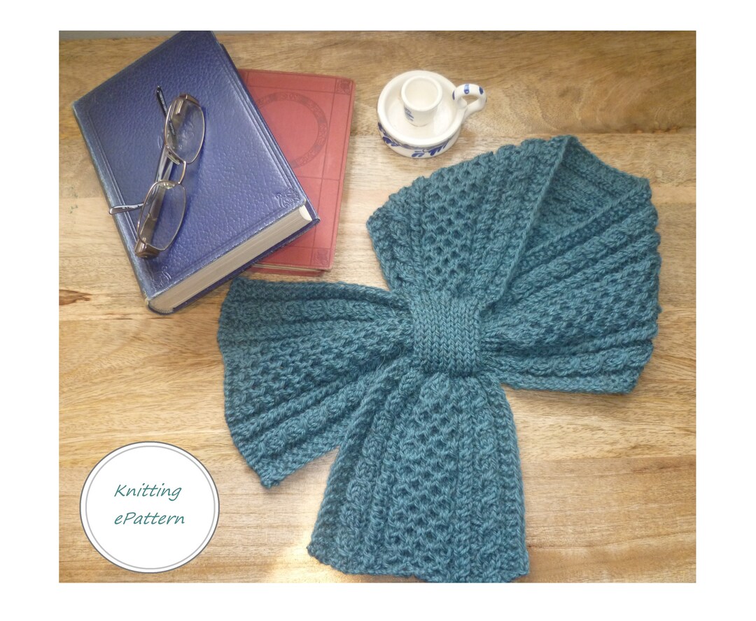 Donwell Scarf Knitting Pattern (pdf Digital Download) Keyhole Cable ...