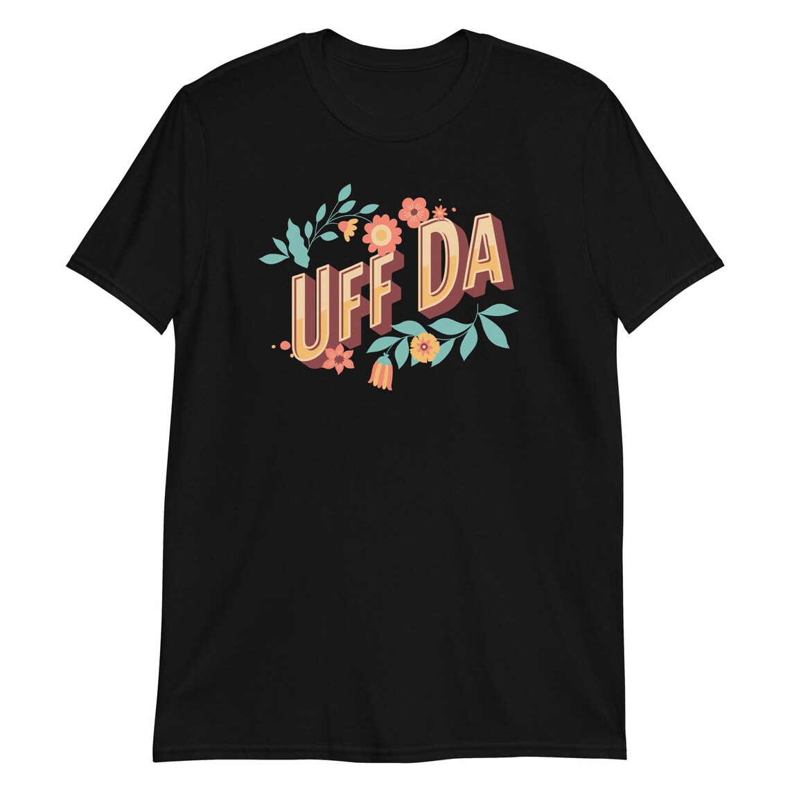 Uff Da Tropical Style Funny Norwegian Expression Norse Mens - Etsy