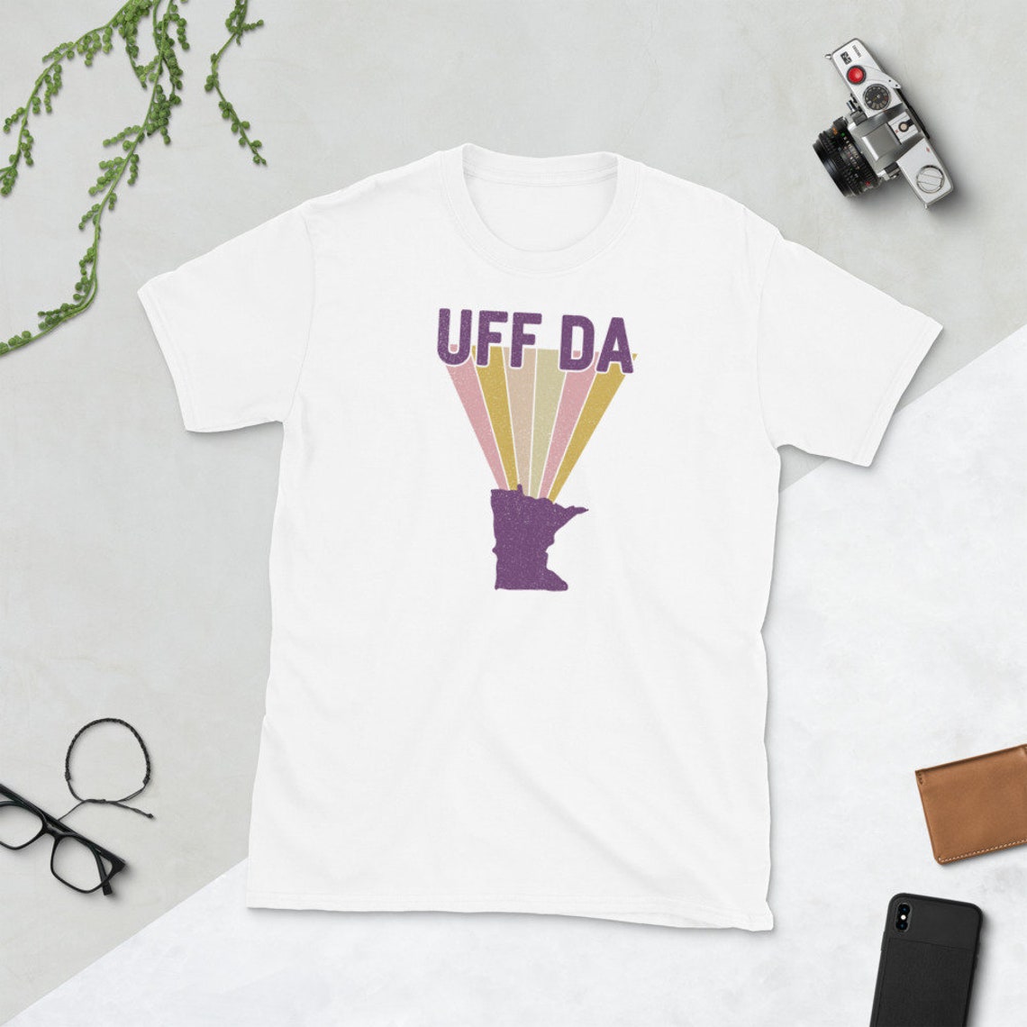 Uff Da Shirt Minnesota Retro Vintage Style Uffda T-shirt - Etsy