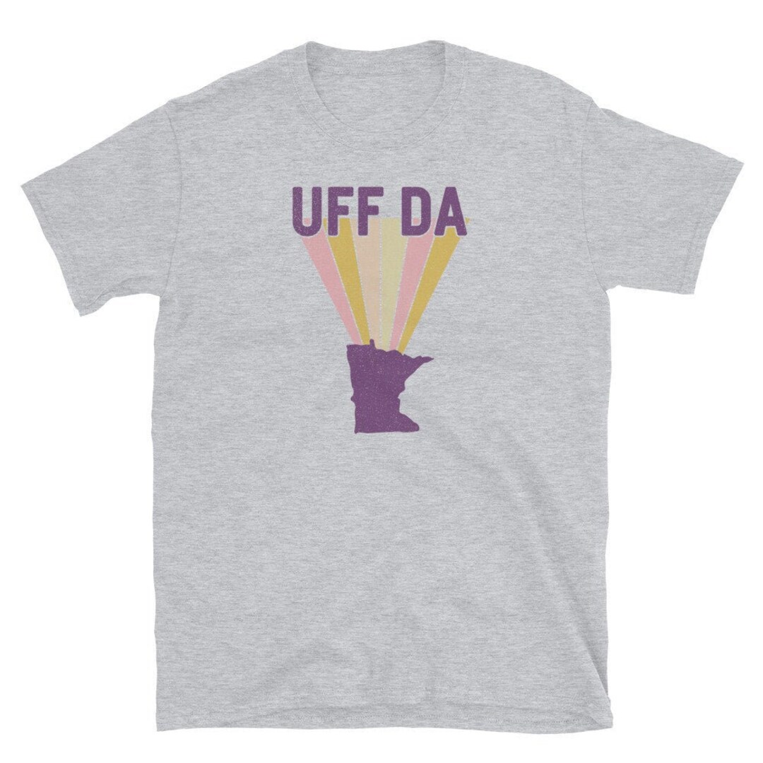 Uff Da Shirt - Minnesota Retro Vintage Style Uffda T-shirt | Mens ...