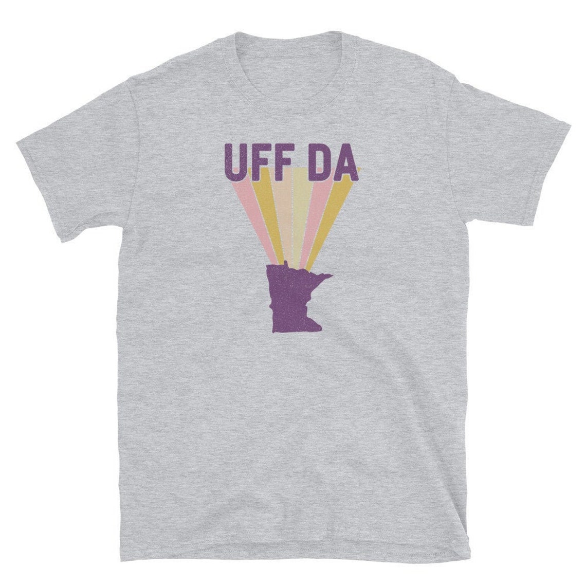 Uff Da Shirt Minnesota Retro Vintage Style Uffda T-shirt - Etsy